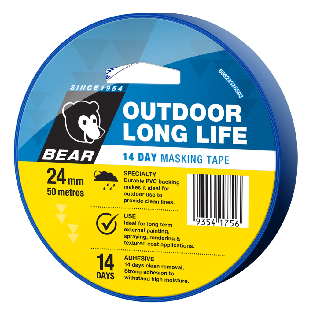 Norton Outdoor Long Life PVC Masking Tape - Waterford Painting & Trade ...